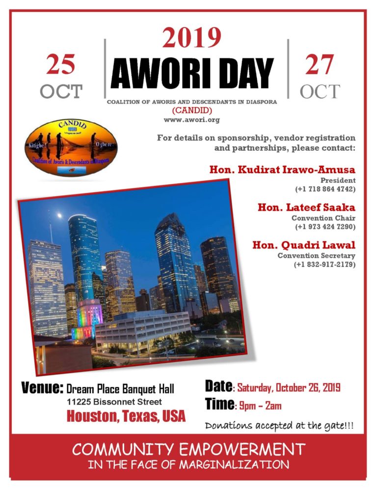 Loading…… the 2019 Awori Day (click here for more info!) – CANDID
